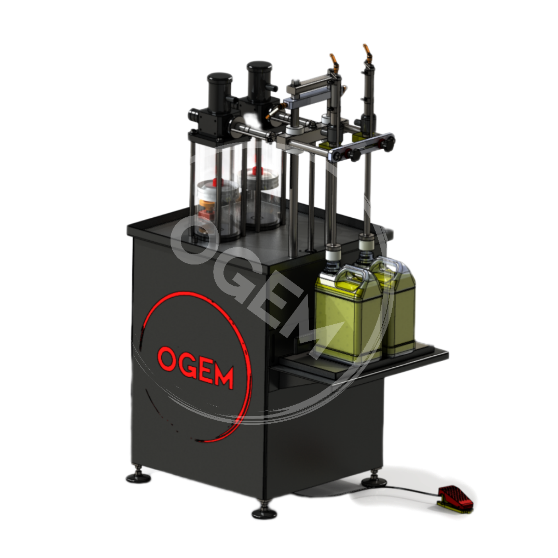 OGEM Vertical Pvc 2 《V-H System》 Semi-Automatic PVC Vertical Liquid ...
