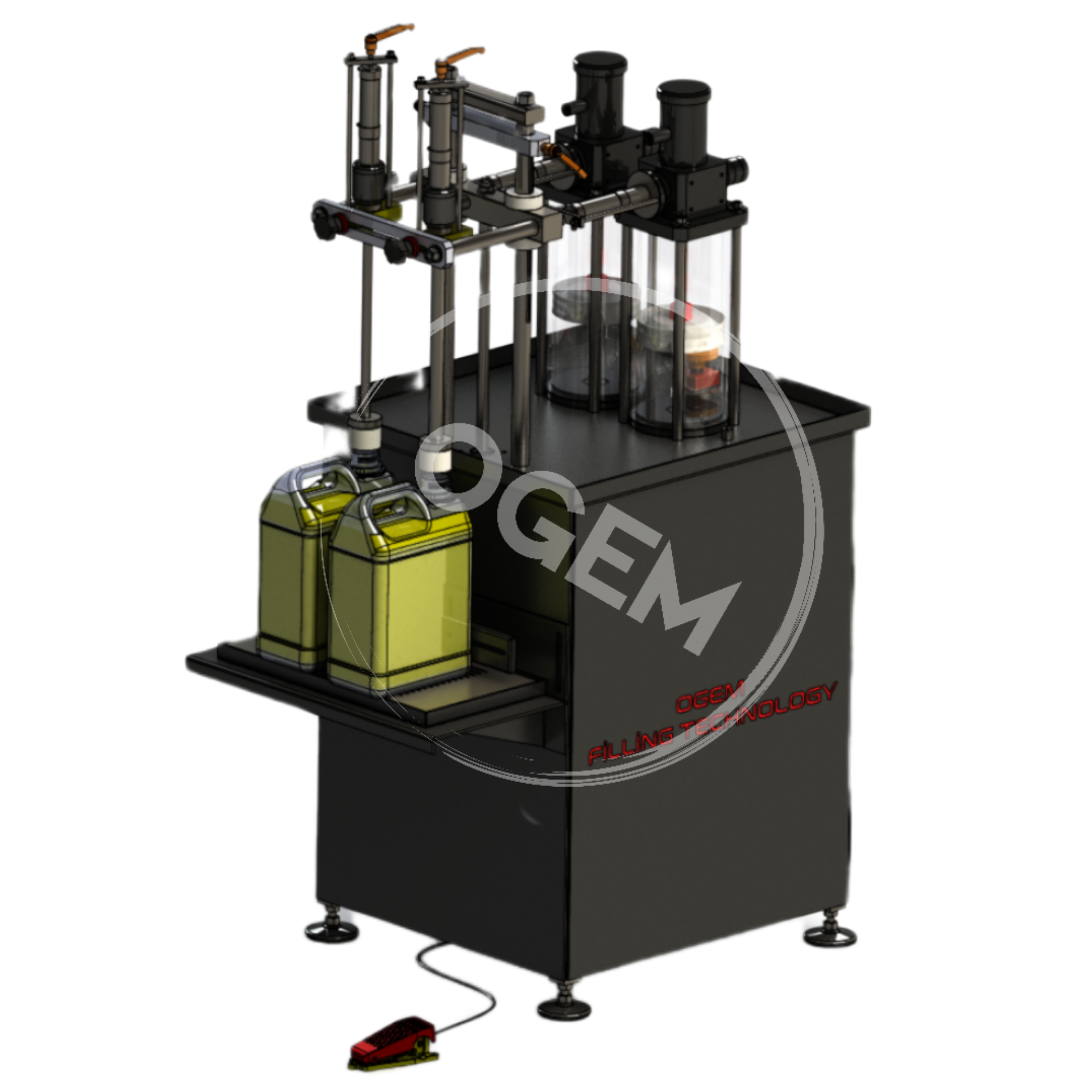 OGEM Vertical Pvc 2 《V-H System》 Semi-Automatic PVC Vertical Liquid ...